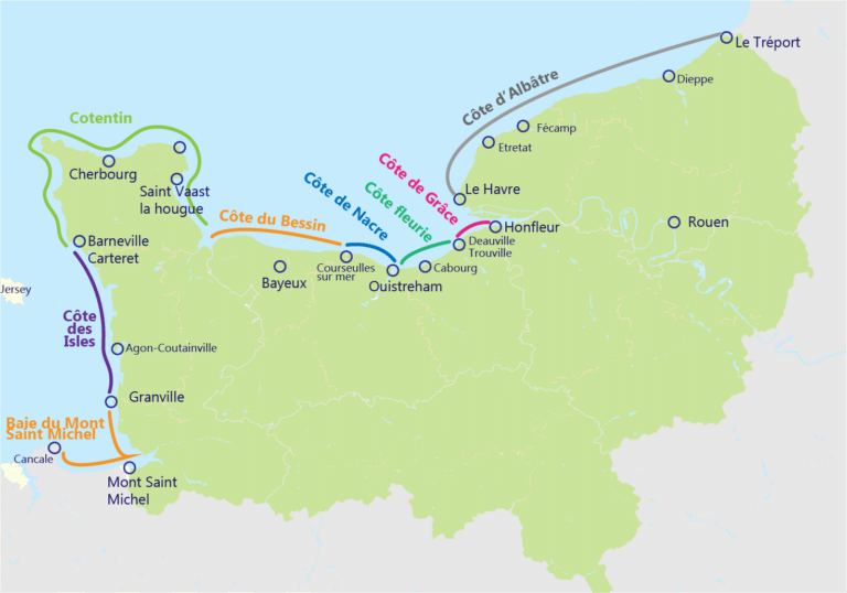 Le grand tour des côtes Normandes, pourquoi ces noms ? - FRHPA Normandie